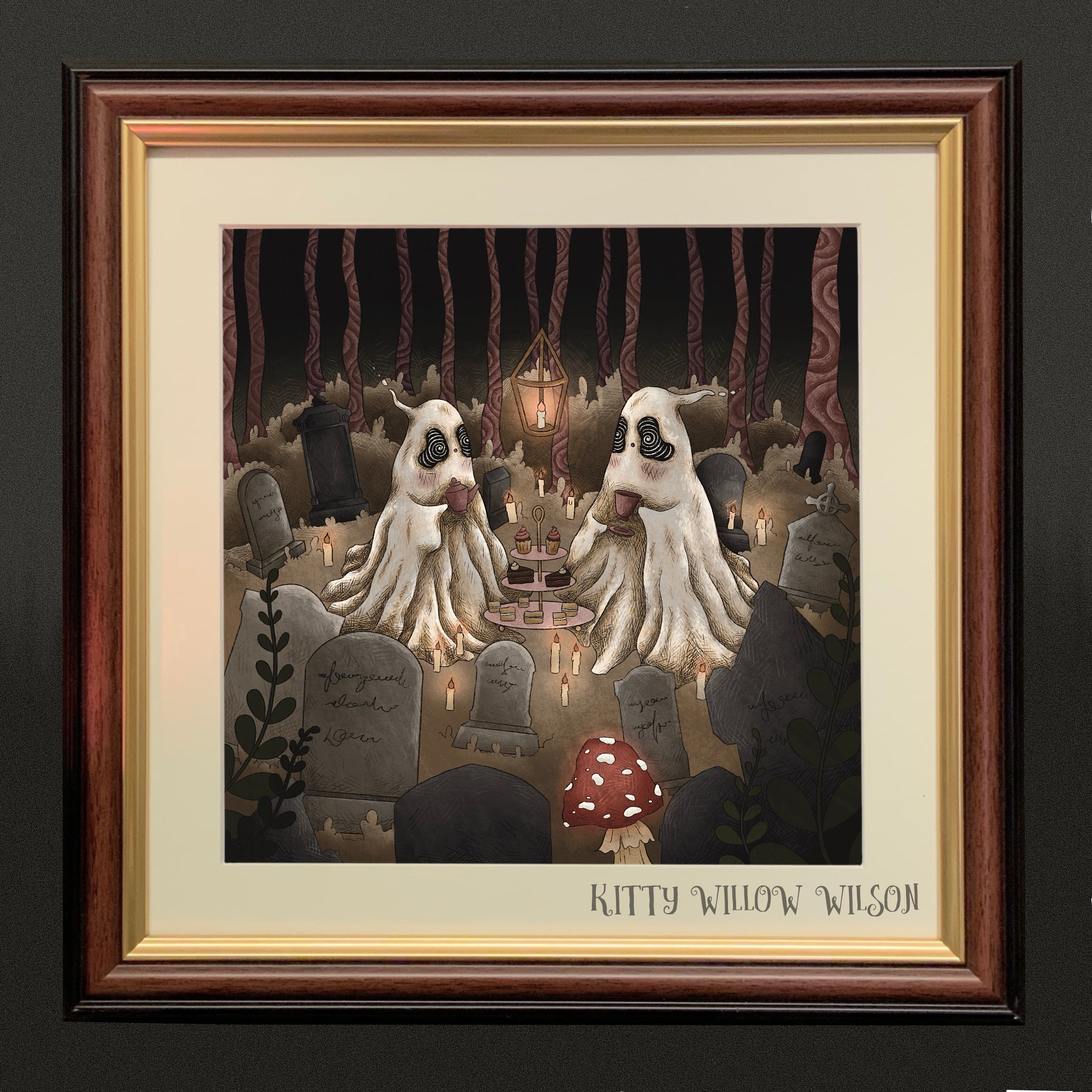 ‘GHOULISH DATE NIGHT’ ART PRINT – BADGER & BLACKBIRD
